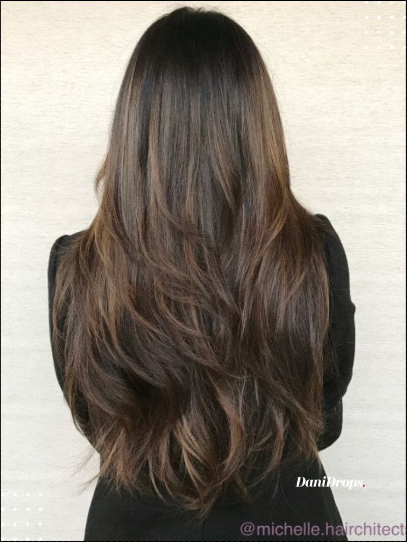 180 Degree Long Layered Haircut