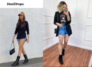 Look com Coturno 2023 - Veja mais de 60 modelos de looks com as botas coturno