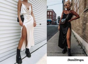 Tendência de Vestido com Coturno 2023 - Veja por que este look vem fazendo tando sucesso
