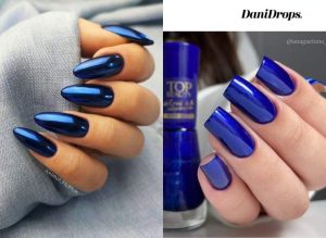 Tendência de Unha Azul 2024 - Mais de 100 inspirações de unhas ...