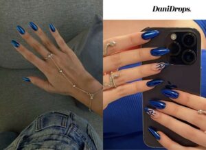 Tendência de Unha Azul 2024 - Mais de 100 inspirações de unhas ...
